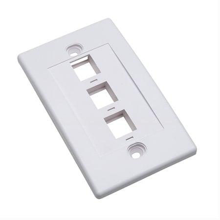 Placca Porta Frutti 3 Posti Mod. 503 Bianco
