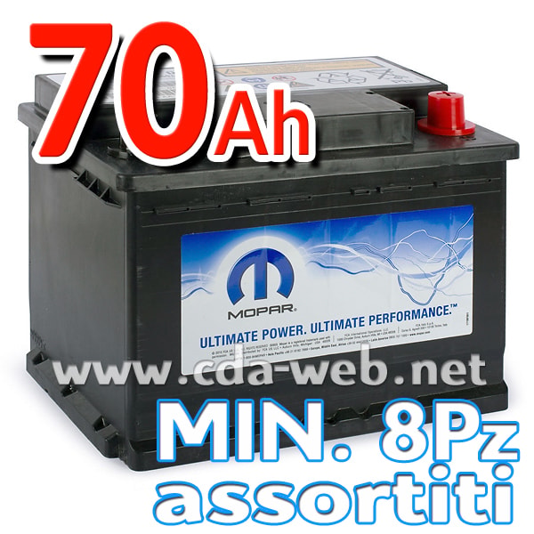 Batterie Mopar FIAT 12V 70Ah | Solo Qualità