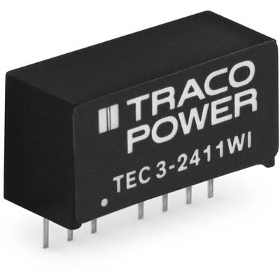 TracoPower TEC 3-1212WI Convertitore DC/DC Da Circuito Stampato 12 V/DC 250 MA 3 W Num. Uscite ...