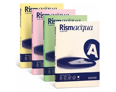 Carta In Risma Cartotecnica Favini RismaAcqua A4 90gr Lilla 300FF [A669304]