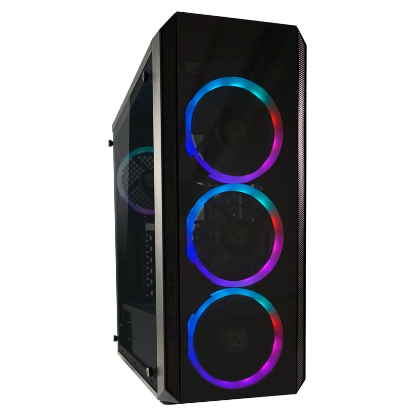 Case Lc-Power Quad-Luxx Nero [ATX GAMING 703B]