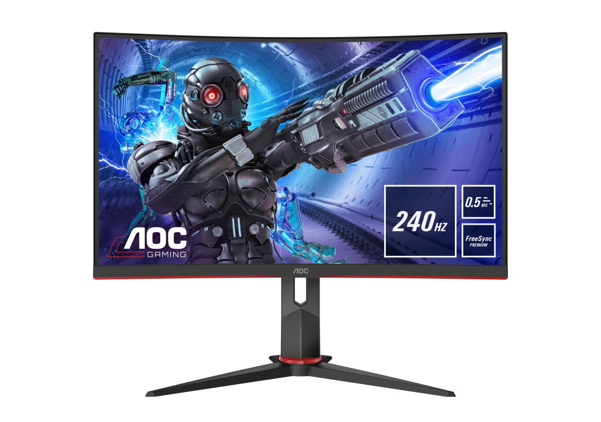 Monitor Led 27" Aoc C27G2ZU Full HD 1920x1080p 0.5ms Classe F Nero ...