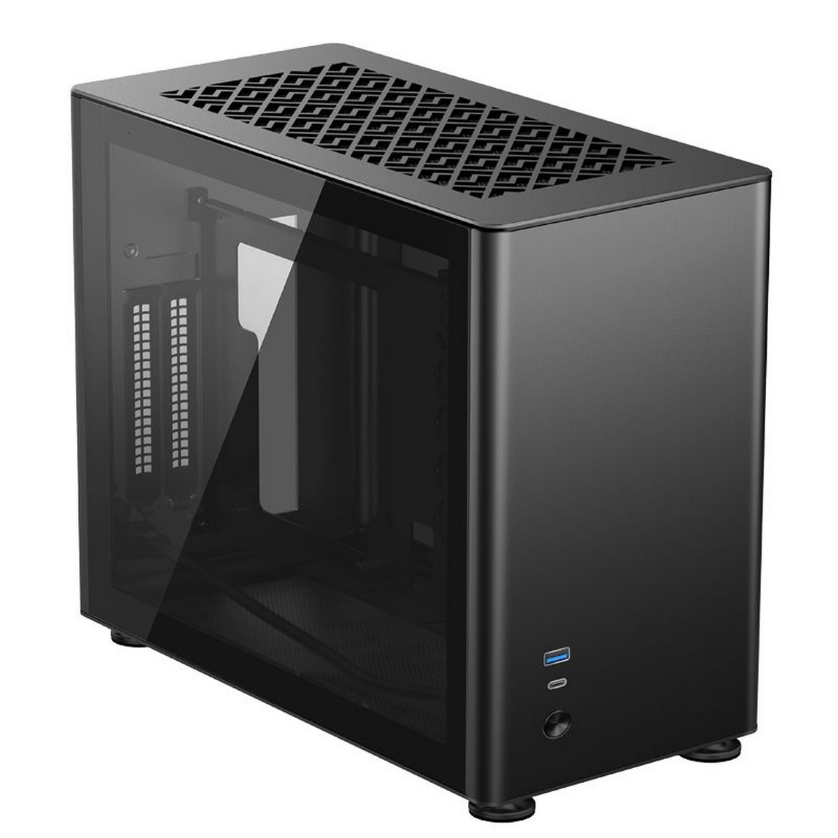 Case Jonsbo A4 Mini Tower Vetro Temperato Nero