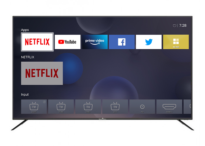 Tv Led 43" Smart Tech 4K Ultra HD