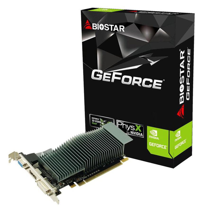 Scheda Video NVidia Biostar GT 210 1GB D3 Nero/Verde [VN2103NHG6]