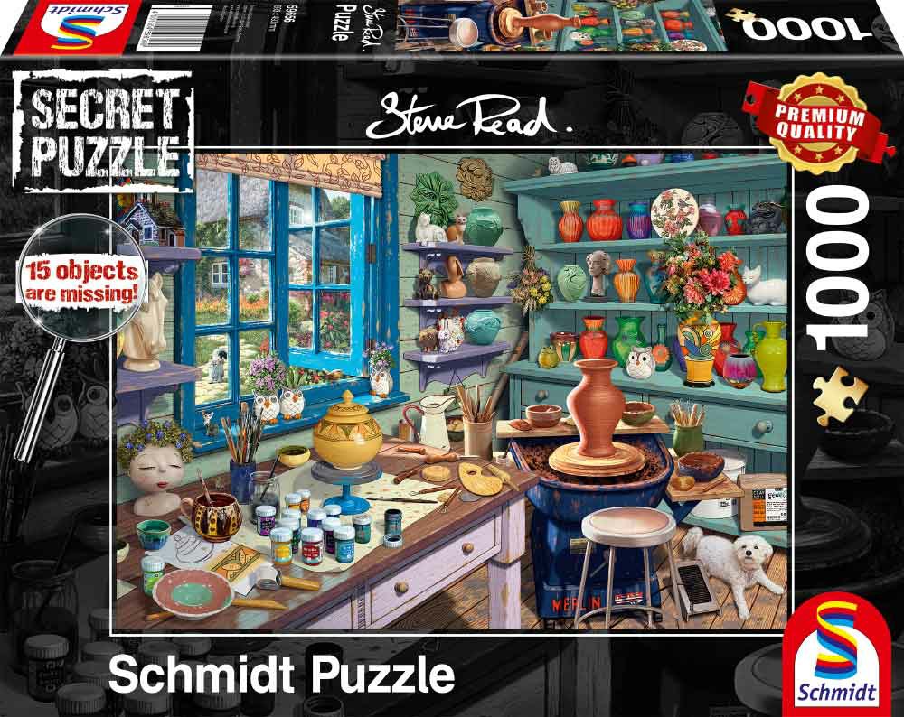 Puzzle Schmidt Steve Read Studio D'artista 1000pz Multicolore ...
