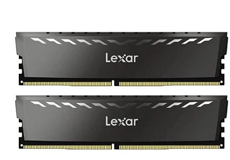 Ram DIMM DDR4 16GB Lexar 3200MHz CL16 Nero [LD4BU008G-R3200GDXG]