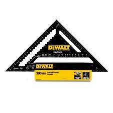 Squadra Da Falegname Dewalt DWHT25228 30cm Nero [DWHT25228-0]
