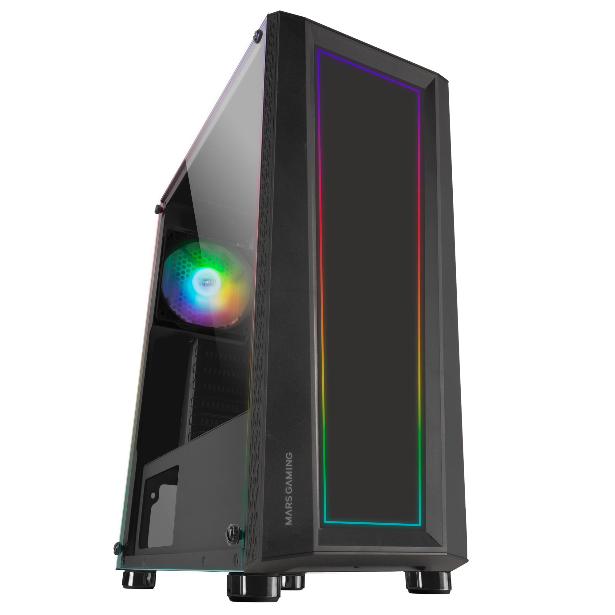 Case Mars Gaming Midi Tower Dual Glass 12cm [MCART]