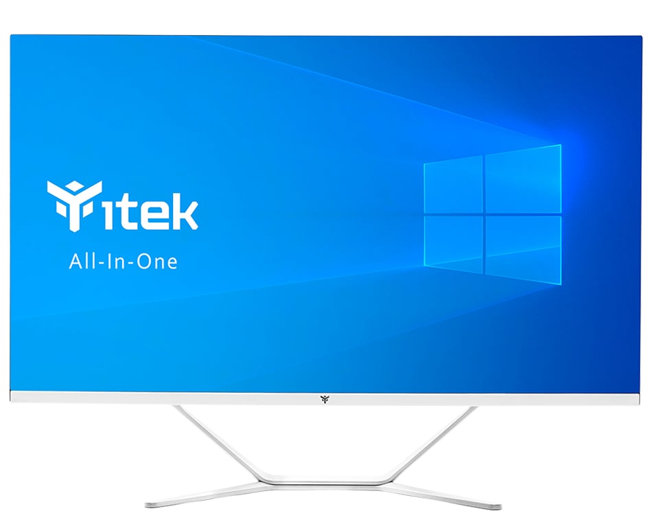Pc All-in-one Itek AIO Barebone 27" 64GB 1T Full HD H510 USB 3.2 Bianco ...