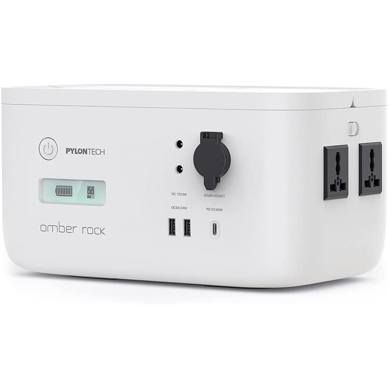 Power Station Pylontech Amber Rock 473Wh Portatile Al Litio LFP Bianco ...