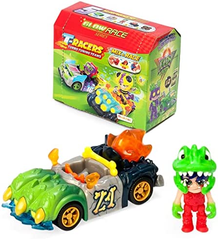 Magic Box - T-RACERS IV GLOW RACE CAR & RACER BOX [PTR4D408IN00]