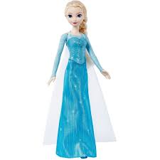 Bambola Mattel Disney Frozen Cantante Elsa In Plastica Blu [HMG32]