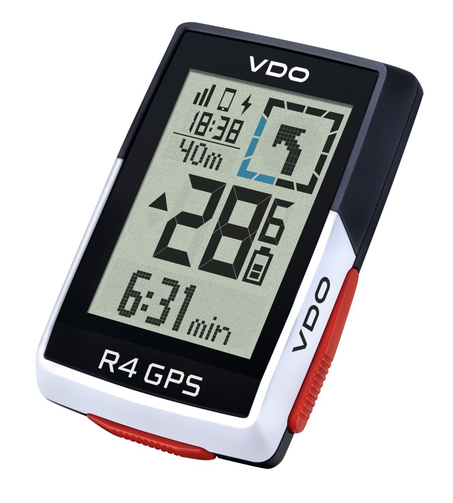 Ciclocomputer VDO R4 GPS Wireless Nero/bianco [64041]