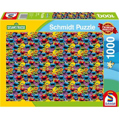 Puzzle Schmidt Sesame Street Chi/come/cosa 1000pz [57575]
