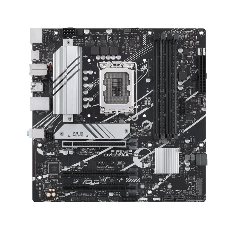 Scheda Madre Asus Prime B760M-A D4 CSM Intel/LGA/1700/DDR4-SDRAM ...