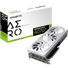 GPU NVidia Gigabyte GeForce RTX 4070 Ti 12GB AERO OC V2 | Bianca