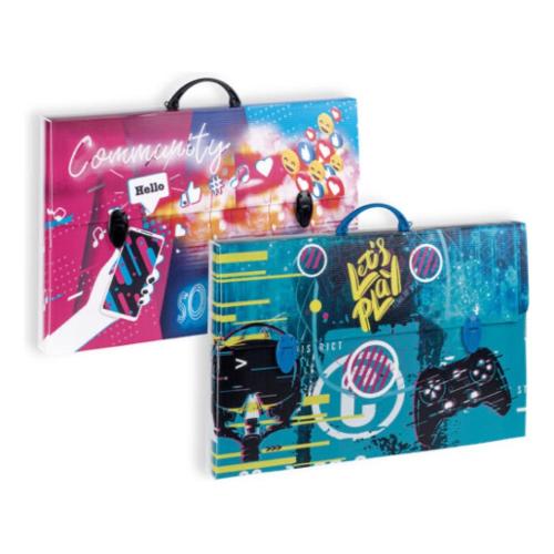 Valigetta Portadocumenti Favorit Social A3 56.5x36.5x5.5cm Multicolore ...