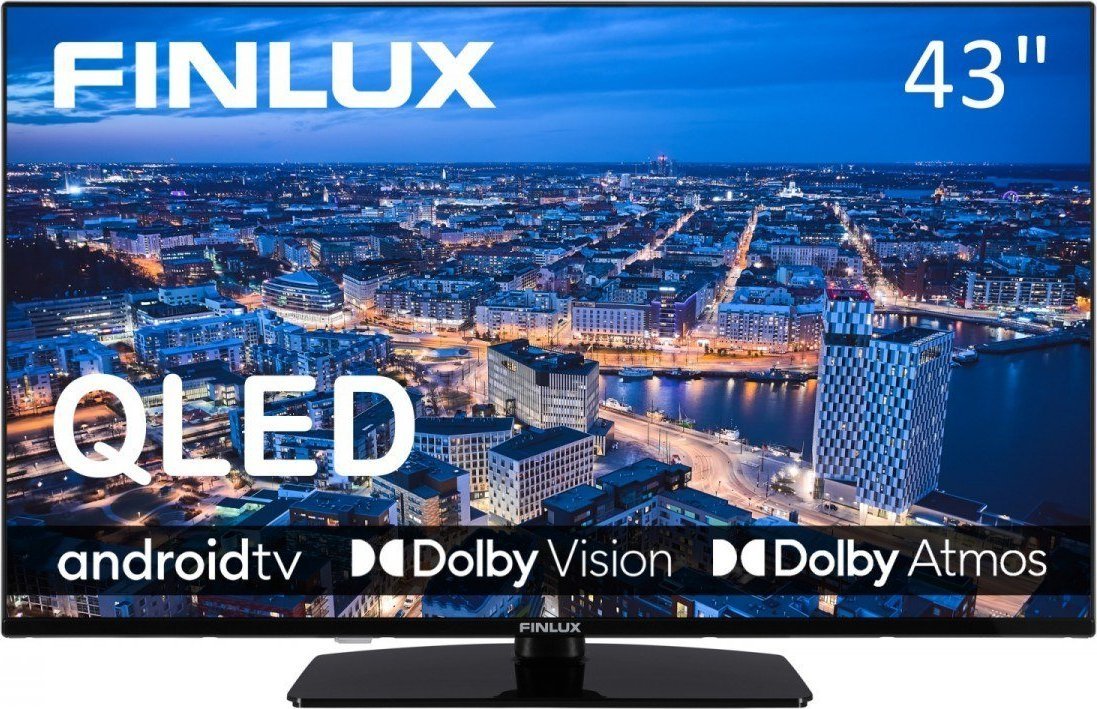 Tv Qled 43'' Finlux 43FUH7161 4K Ultra HD 3840x2160p Classe F Smart Tv ...