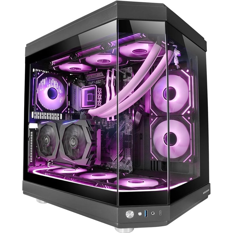 Case Mars Gaming MC-3T Semi-tower MITX/mATX/ATX Nero [MC3T]