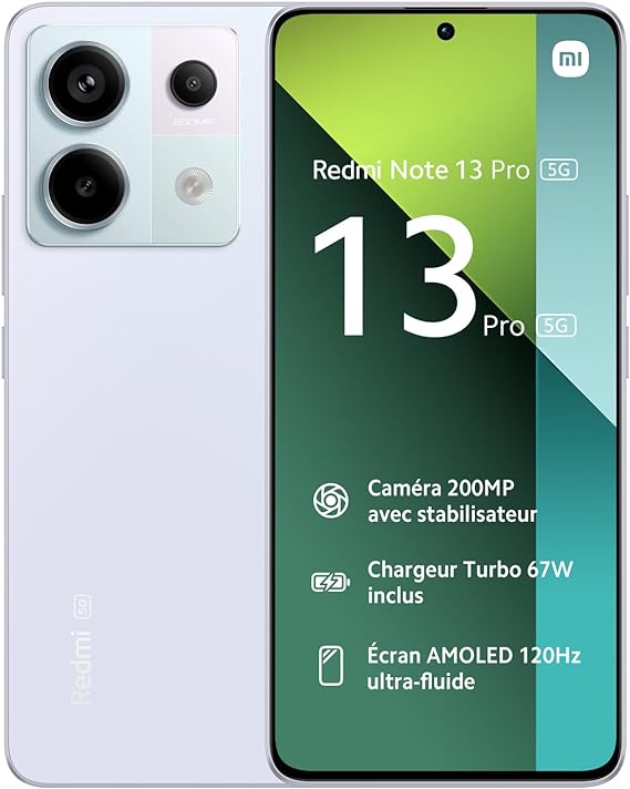 Smartphone Xiaomi Redmi Note 13 Pro 8GB/256GB 5G | Viola