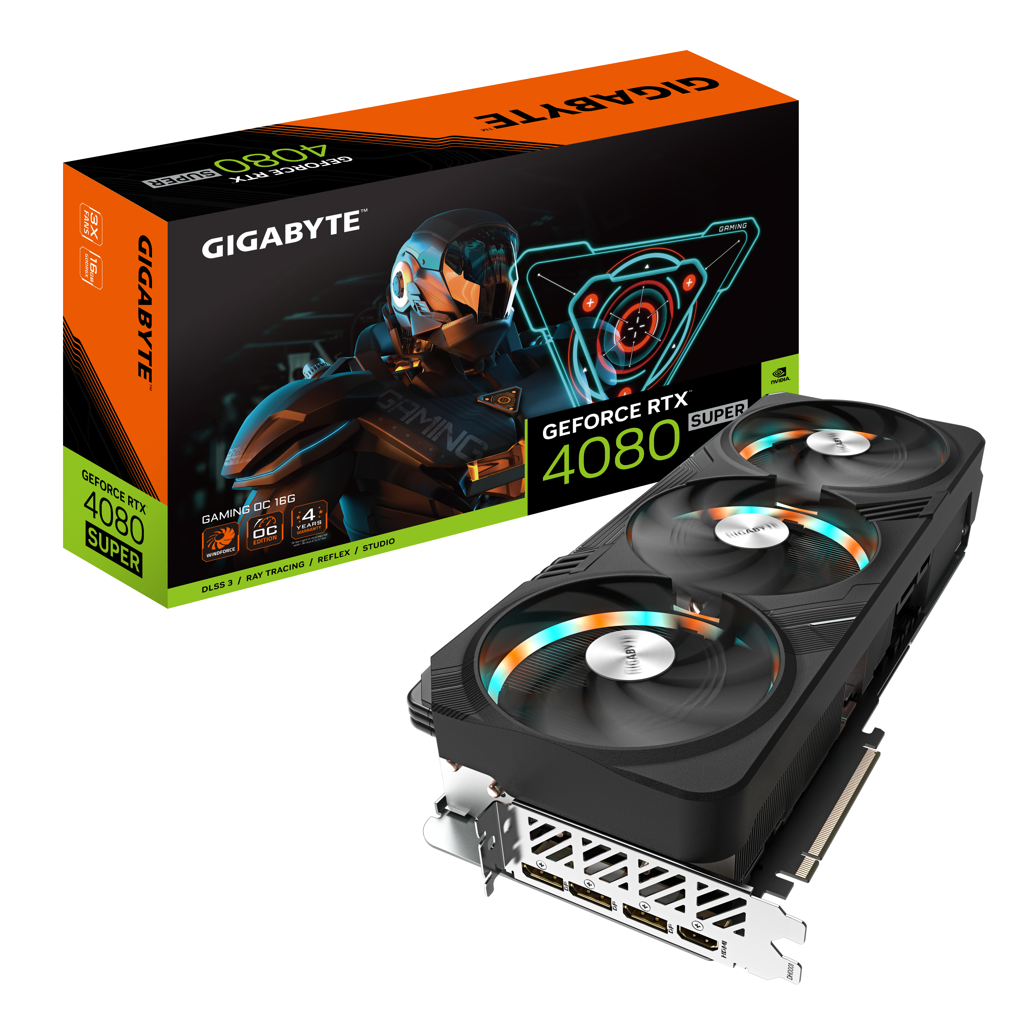 Scheda Video NVidia Gigabyte RTX 4080 Super 16GB GDDR6X 256bit Nero [GV ...
