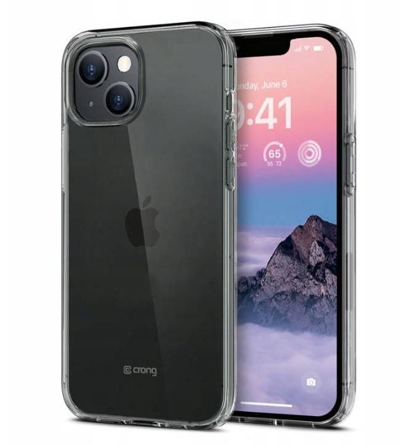 Custodia Crong Crystal Slim Per Apple IPhone 14 Trasparente [CRG-CRSLIM ...