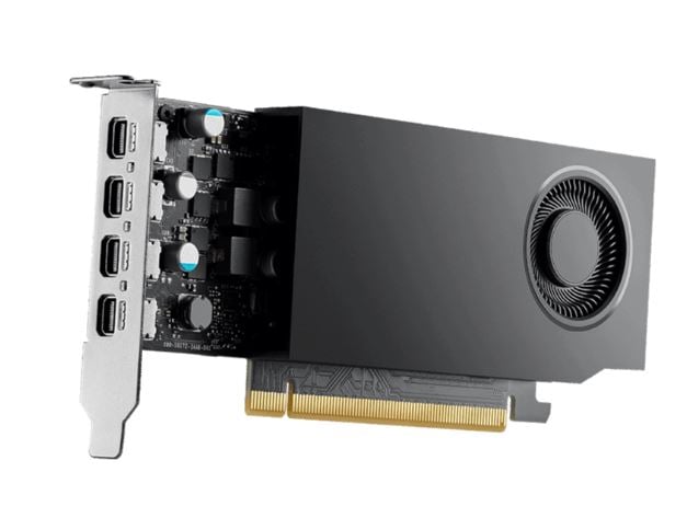 Scheda Video NVidia Pny RTX A400 4GB GDDR6 64bit Low Profile Nero ...