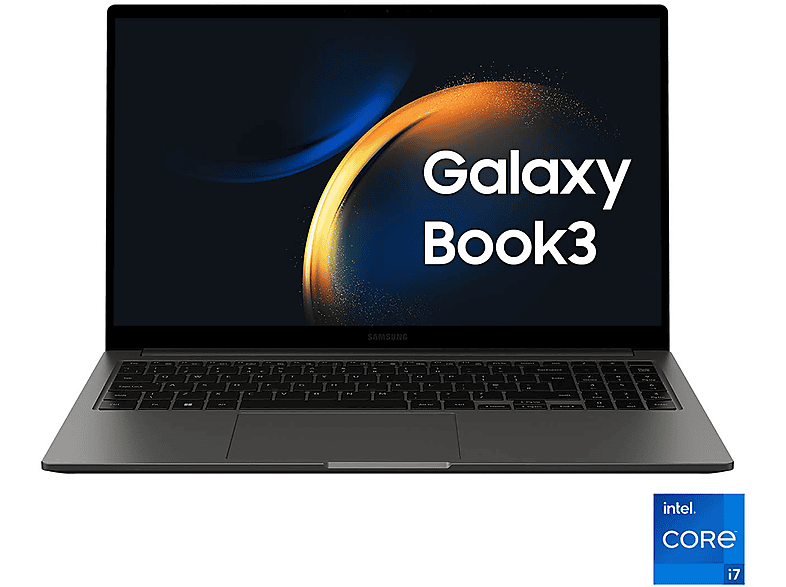 Notebook Samsung Galaxy Book3 I7 1355U 16GB/1000GB SSD/15.6" Graphite