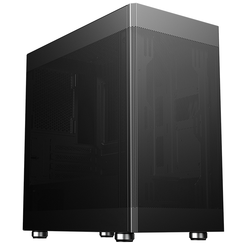 Case Itek Promesh 35B Mini Tower MATX 2xUSB3 Tipo C 3 Lati Mesh Nero ...