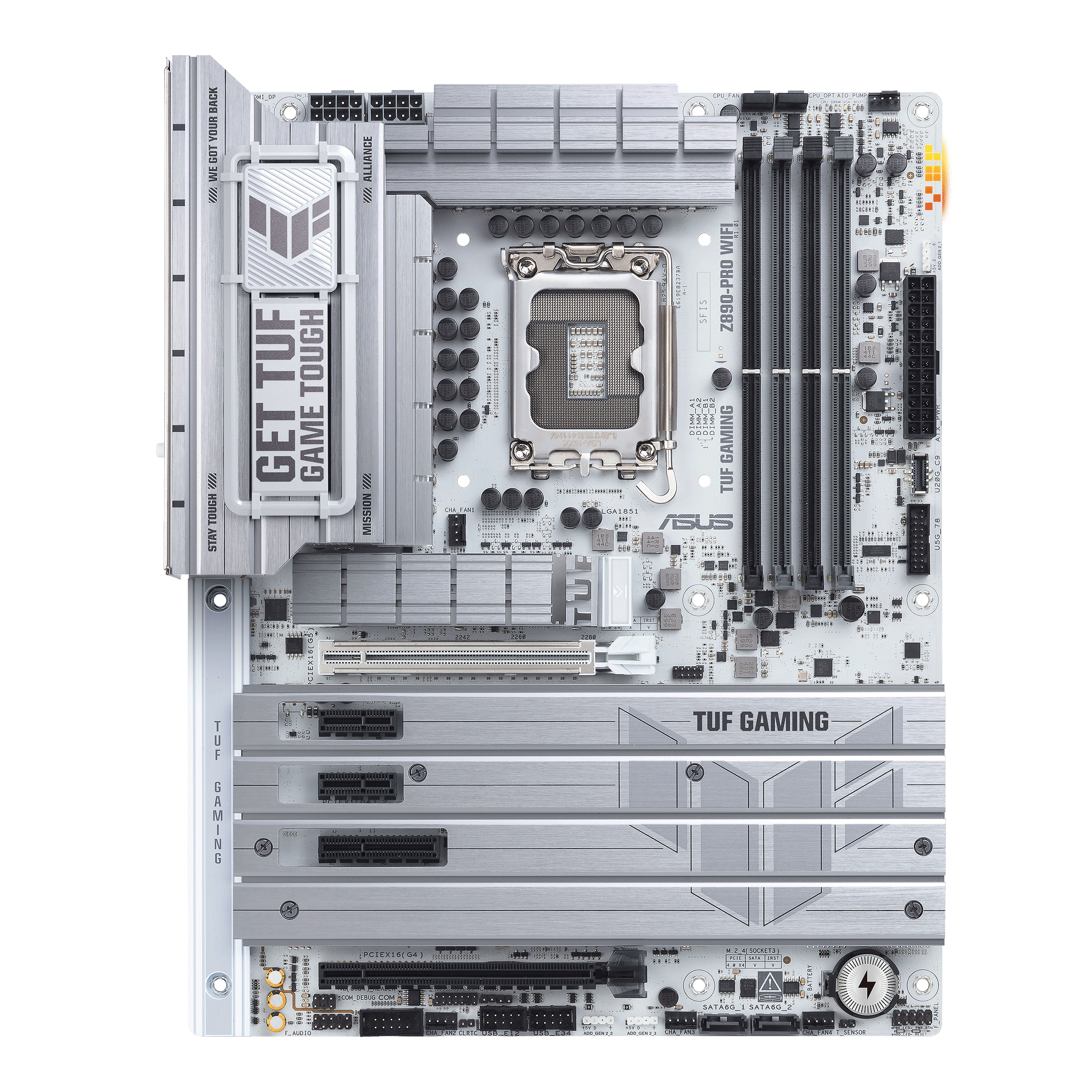 Scheda Madre Asus Tuf Gaming Z890-Pro Wifi Atx 4xDDR5 Bianco [90MB1IR0 ...