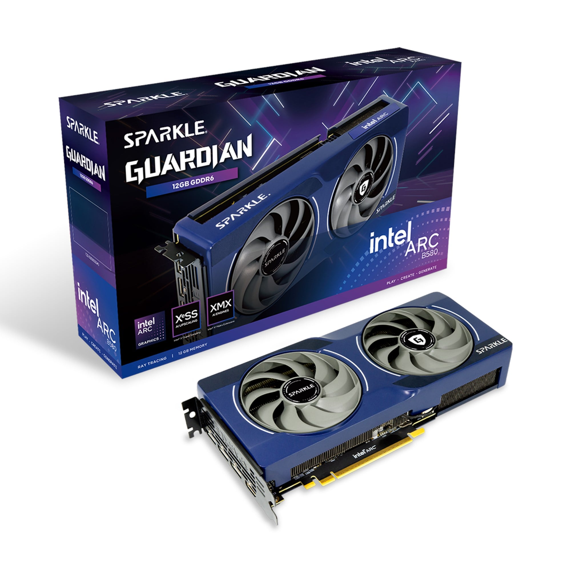 Scheda Video Intel Sparkle ARC B580 12GB GUARDIAN (Battlemage Lineup) [SB580G-12G]