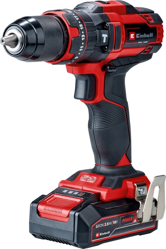 Trapano/avvitatore A Percussione Einhell Power X-Change TE-CD 18/44 Li ...