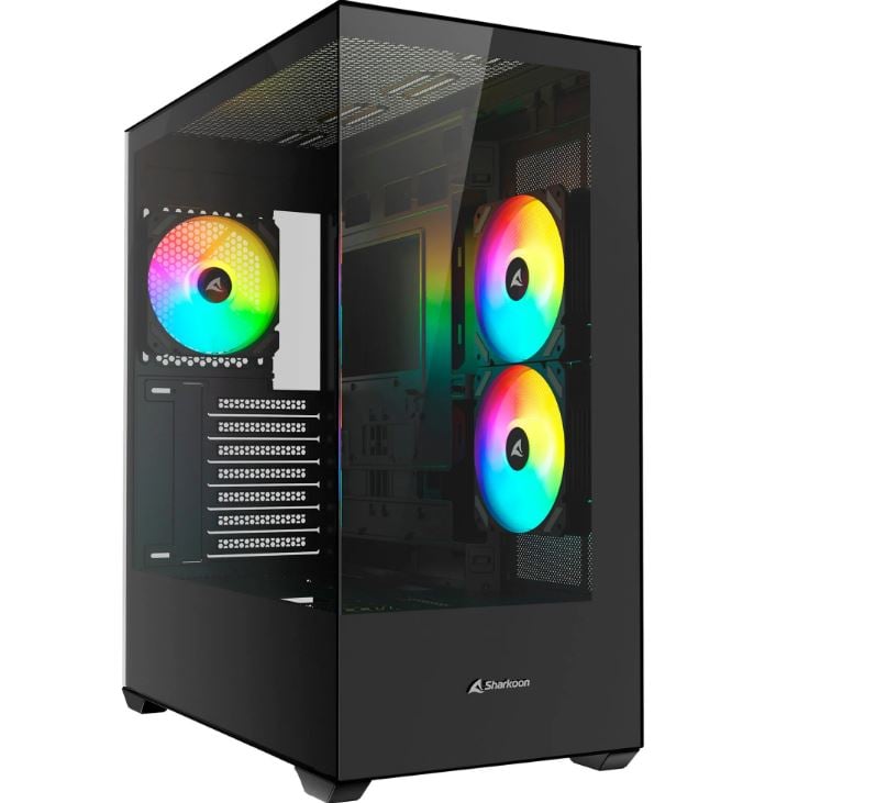 Case Sharkoon SK6 Midi-Tower ATX Rgb Nero [4044951045068]