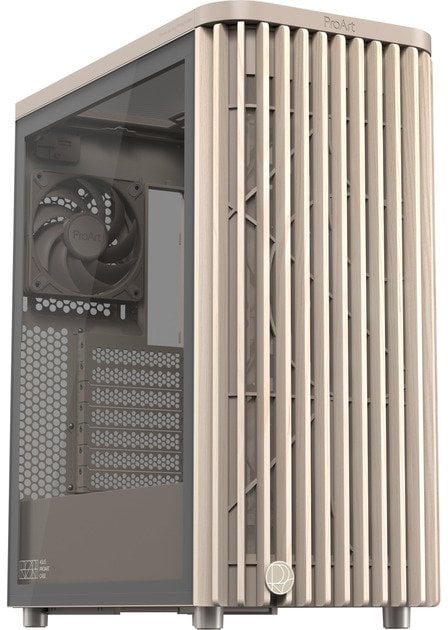 Case Asus Proart PA401 Wood TG PWM MidI-tower ATX Legno/Beige [90DC00M7 ...